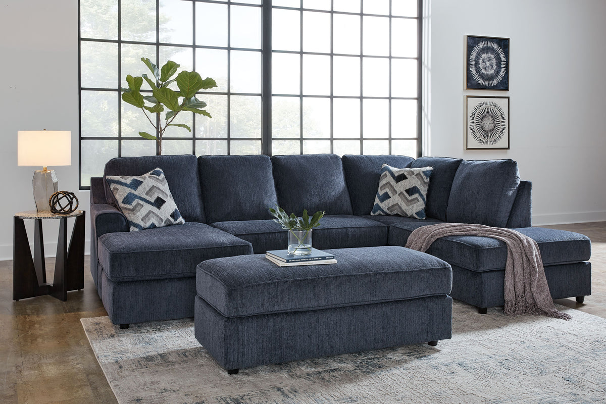 Albar Place - Sectional With Ottoman | Capital Discount Furniture Store